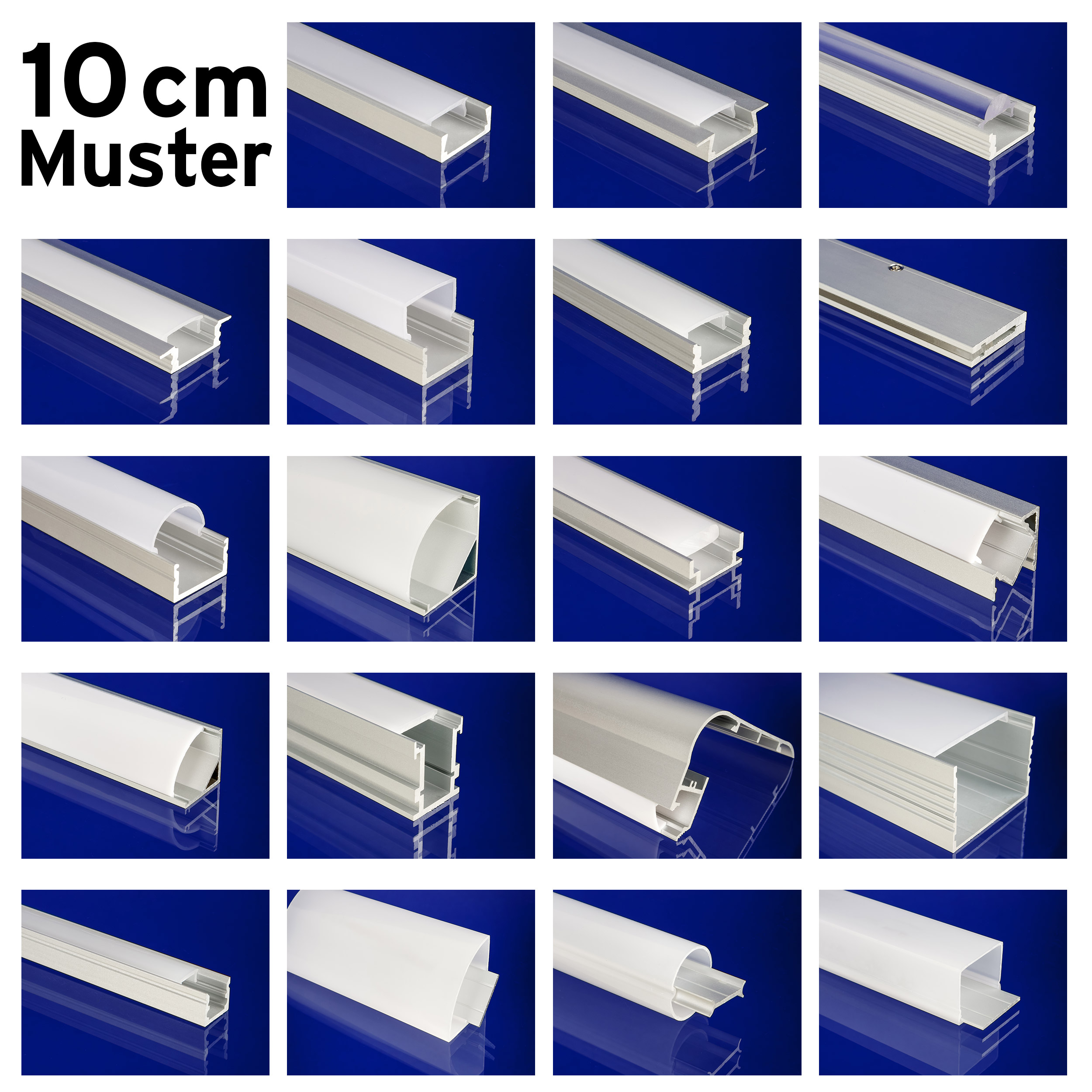LED-Profile (Muster) | LED ALU-PROFILE